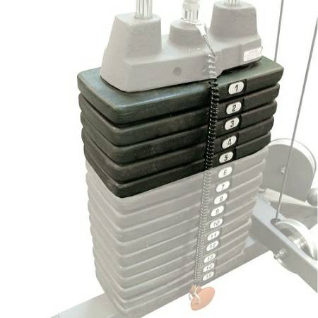 Body Solid Optional Selectorized 50# Add-On Weight Stack SP50, HOME ...